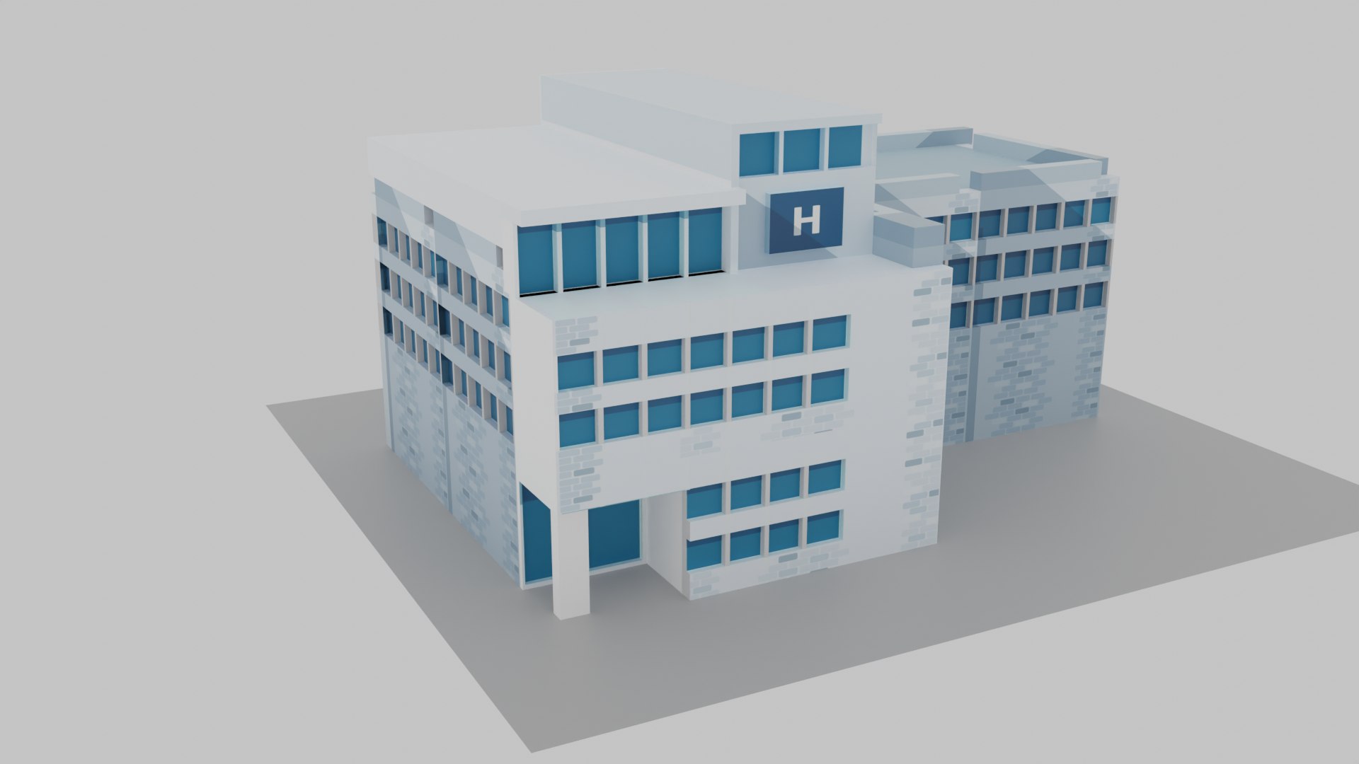 3D Model Hospital - TurboSquid 2132185