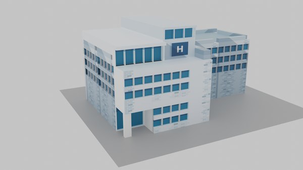 modelo 3d Hospital - TurboSquid 2132185