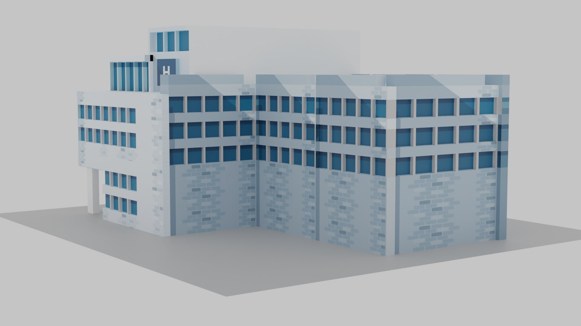 3D Model Hospital - TurboSquid 2132185