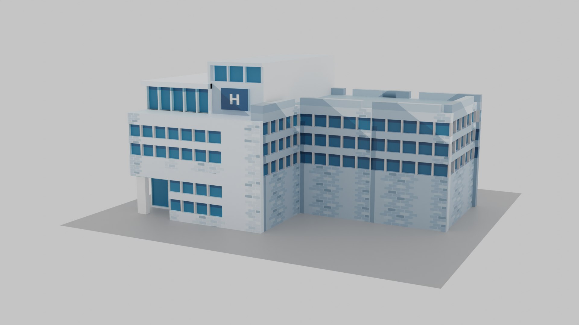 3D Model Hospital - TurboSquid 2132185
