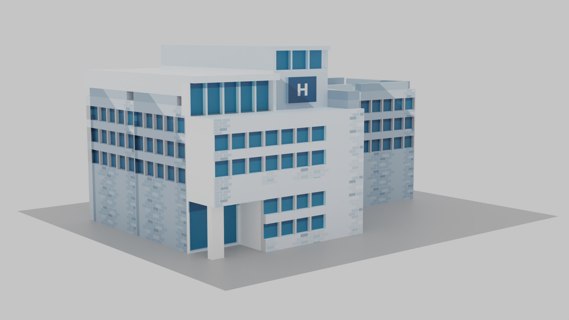 3D Model Hospital - TurboSquid 2132185