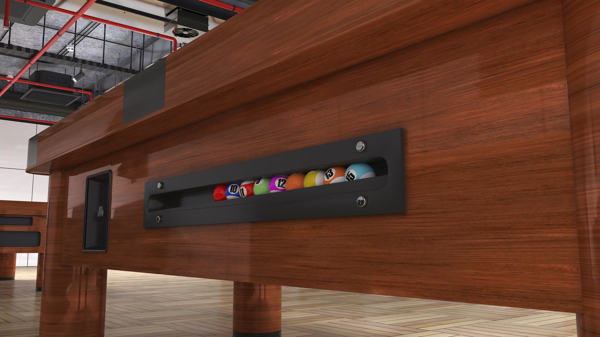 3D Model Billiard Room - TurboSquid 2362861