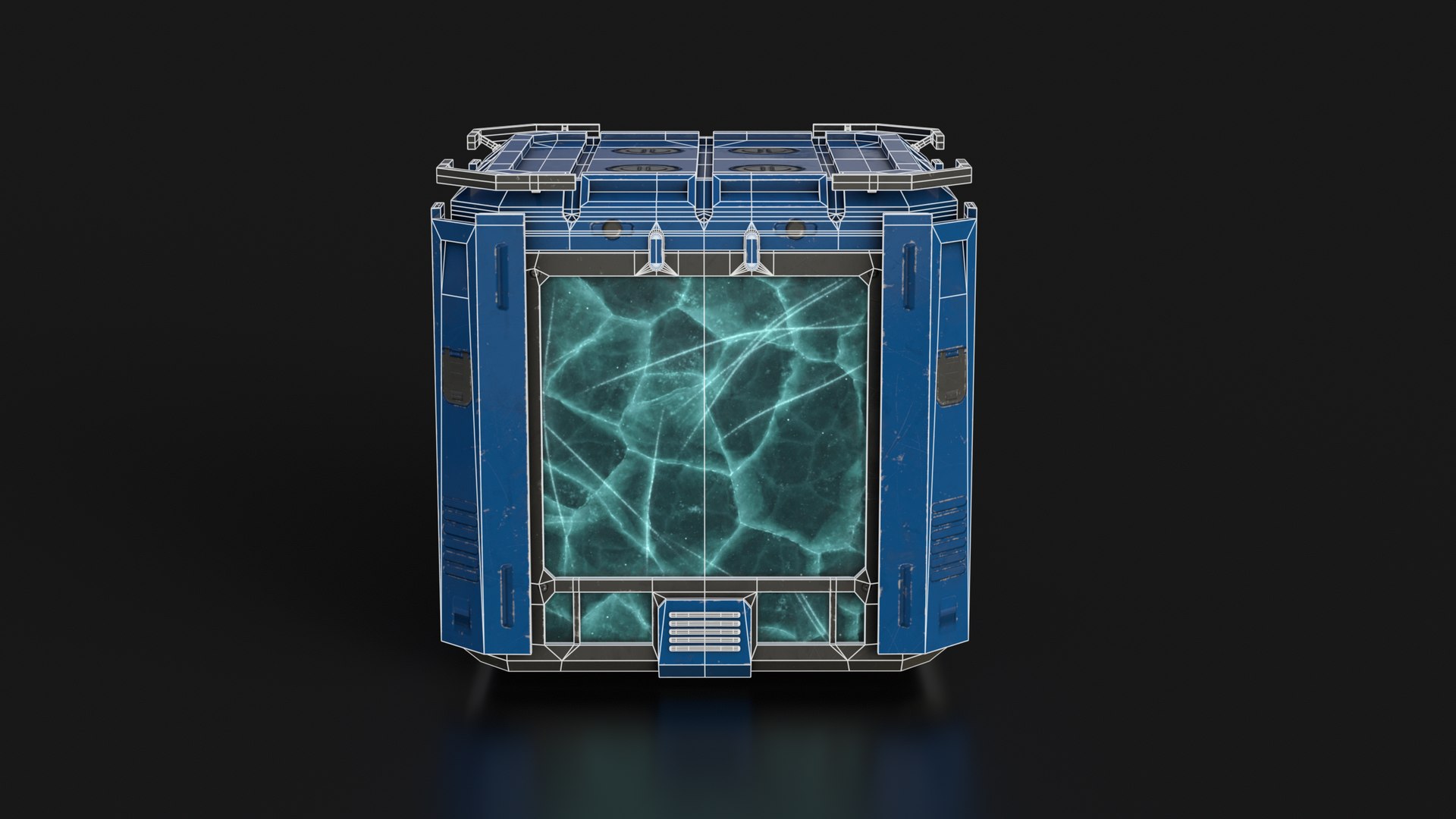 3D Sci-fi Container - TurboSquid 2160167