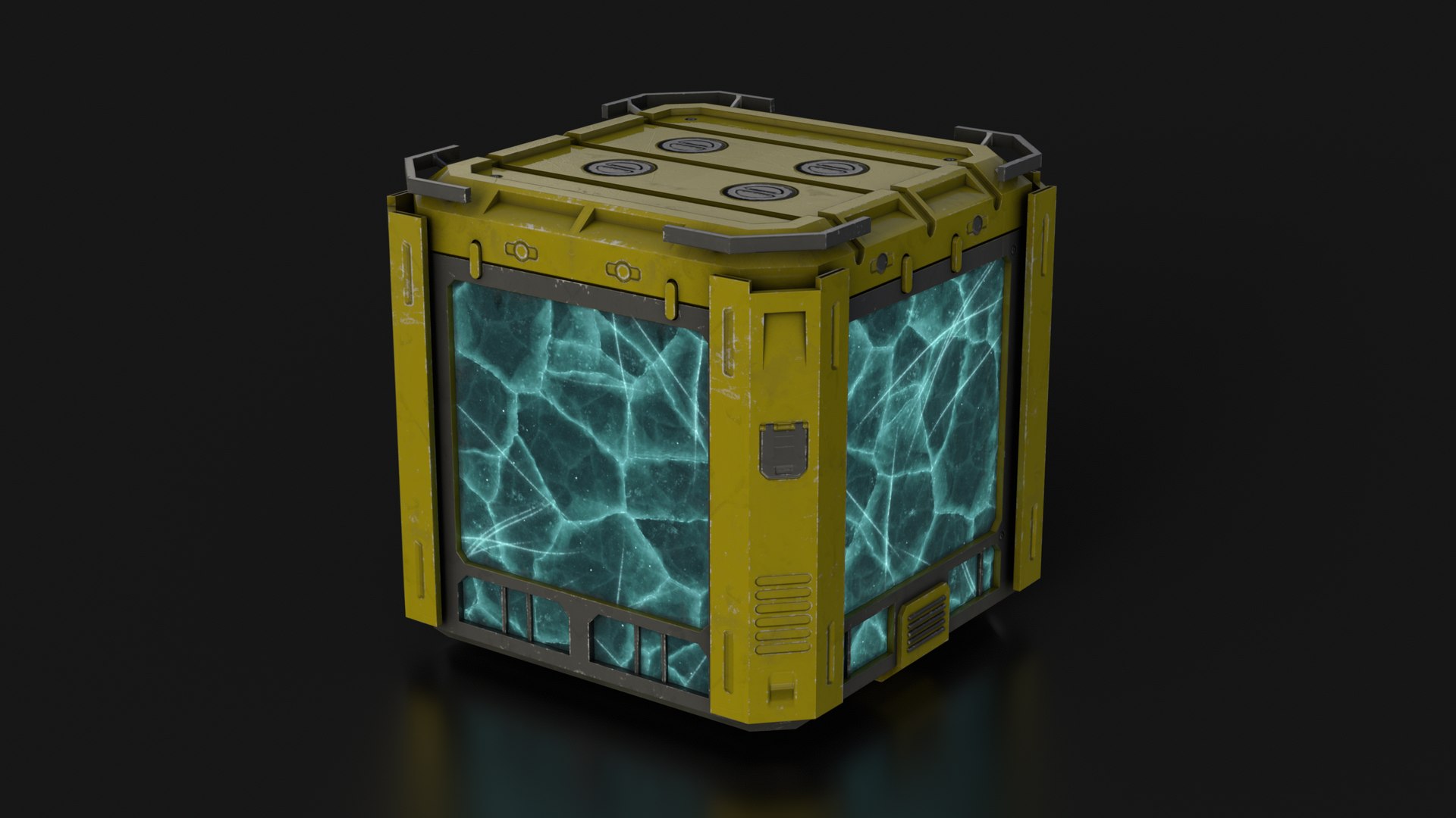 3D Sci-fi Container - TurboSquid 2160167