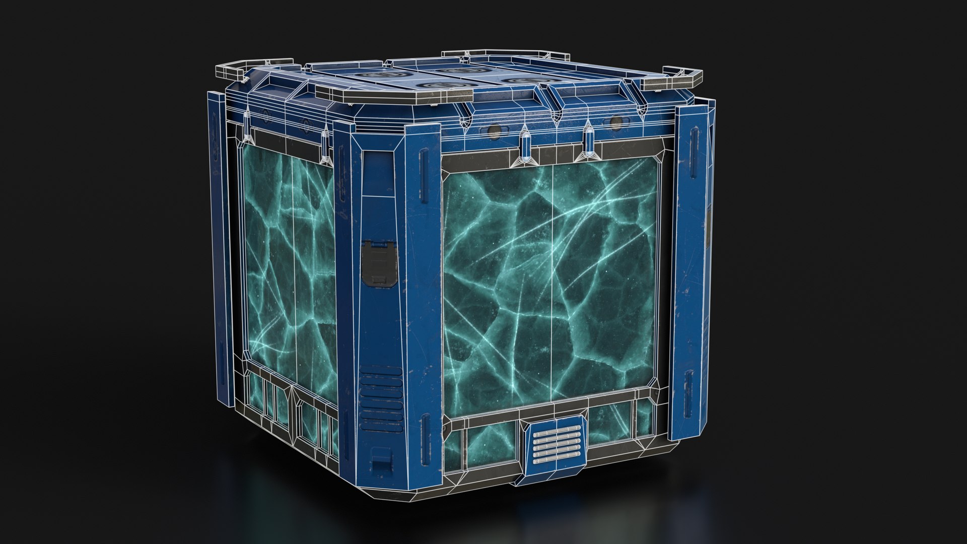 3D Sci-fi Container - TurboSquid 2160167