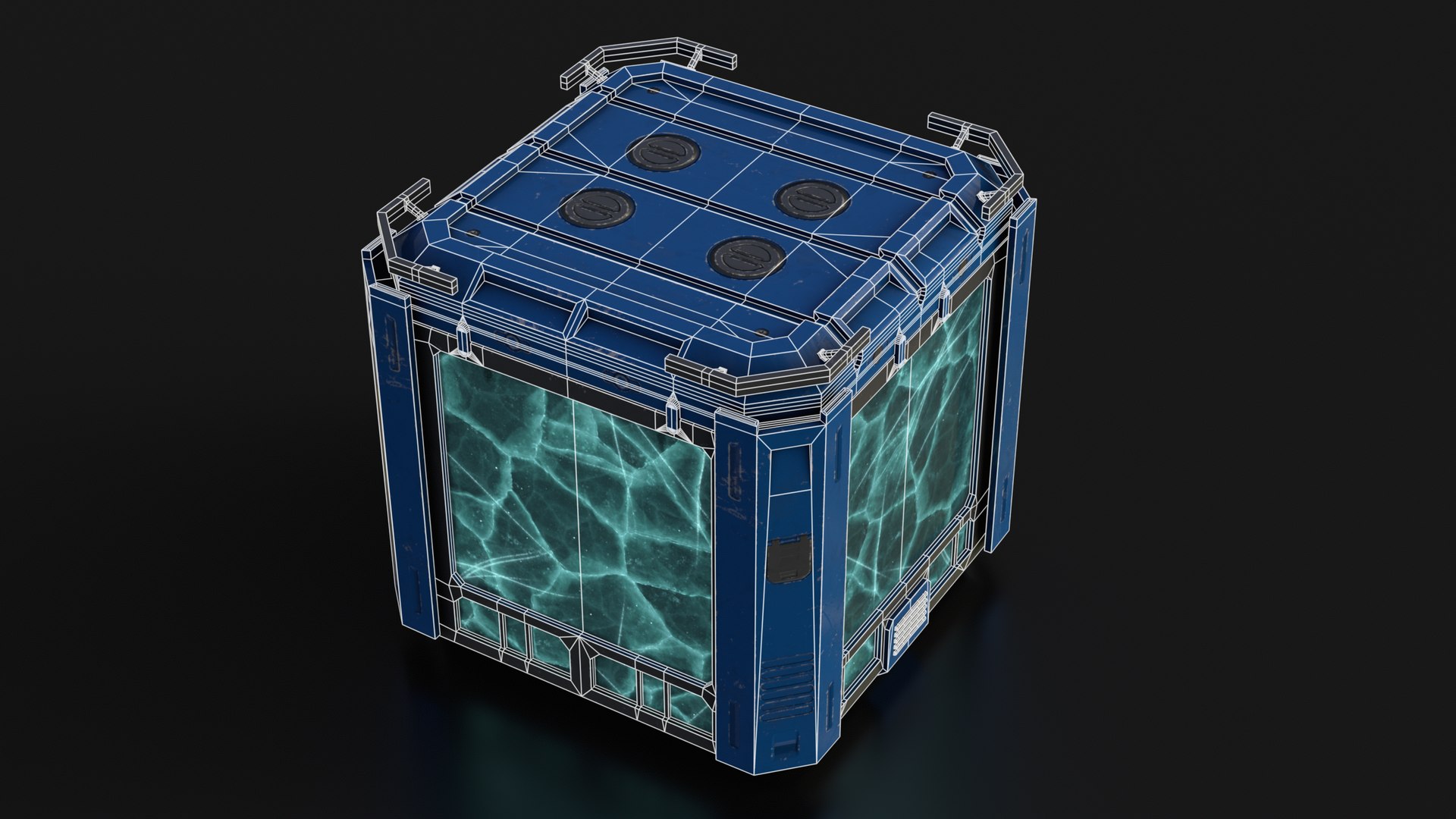 3D Sci-fi Container - TurboSquid 2160167