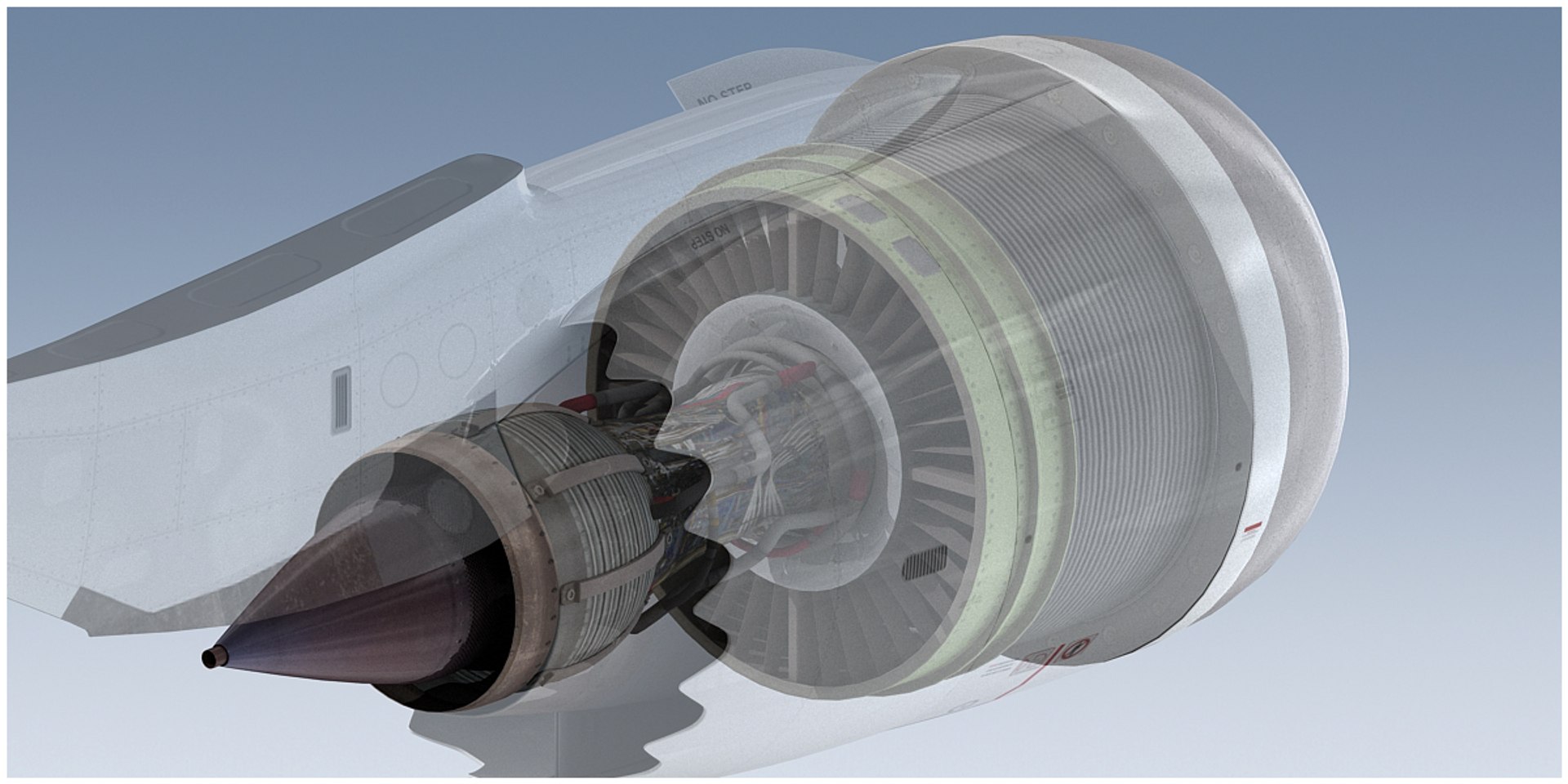 3D Model Boeing 787 Family Engine - TurboSquid 1464545