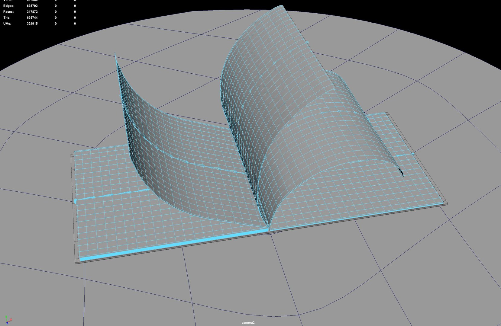 Animation Notebook Realistic Open 3D Model - TurboSquid 1585853