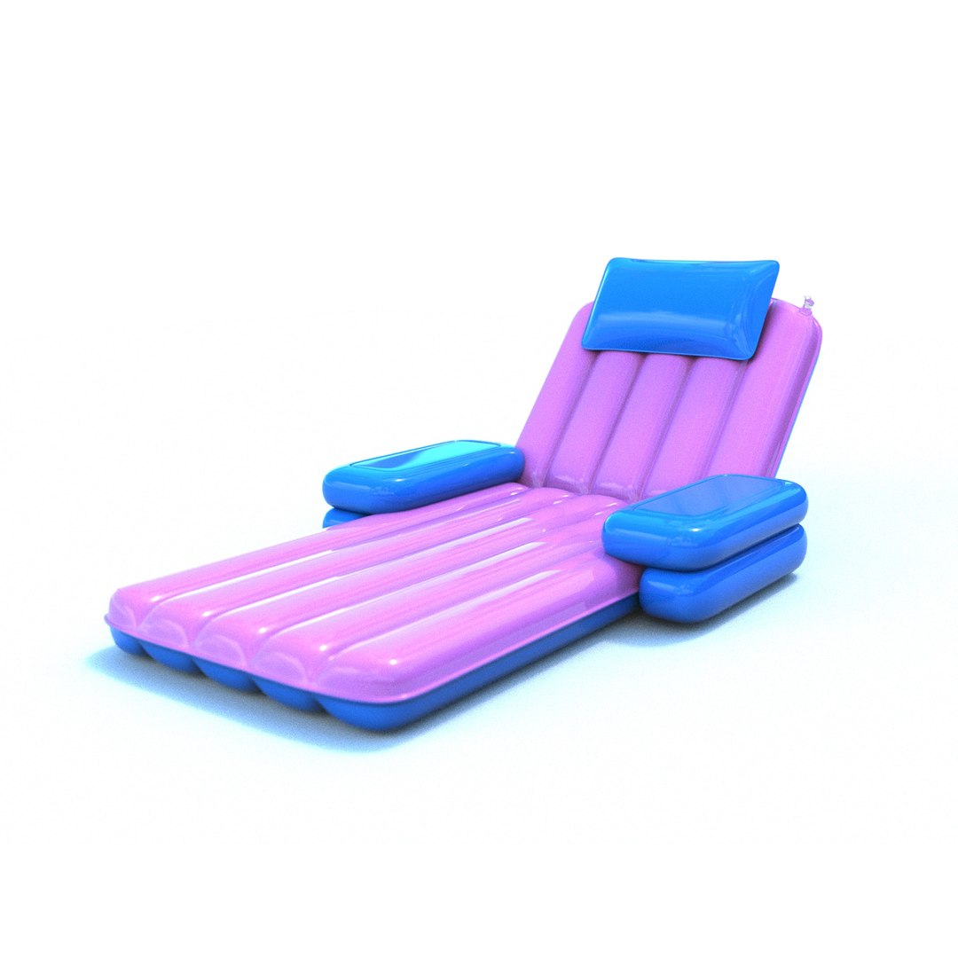 Inflatable Pool Chair Model - TurboSquid 1156828