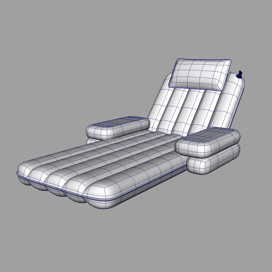 Inflatable Pool Chair Model - TurboSquid 1156828