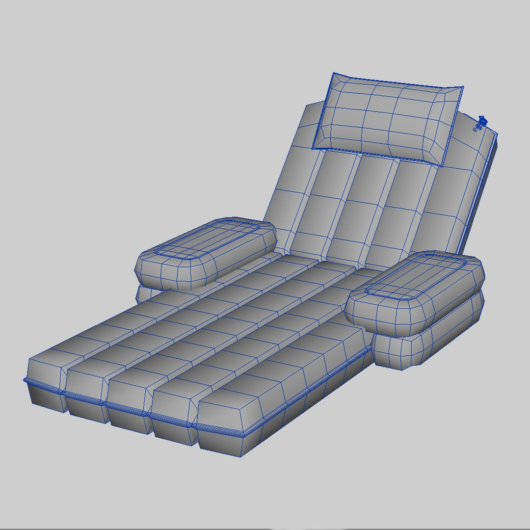 Inflatable Pool Chair Model - TurboSquid 1156828