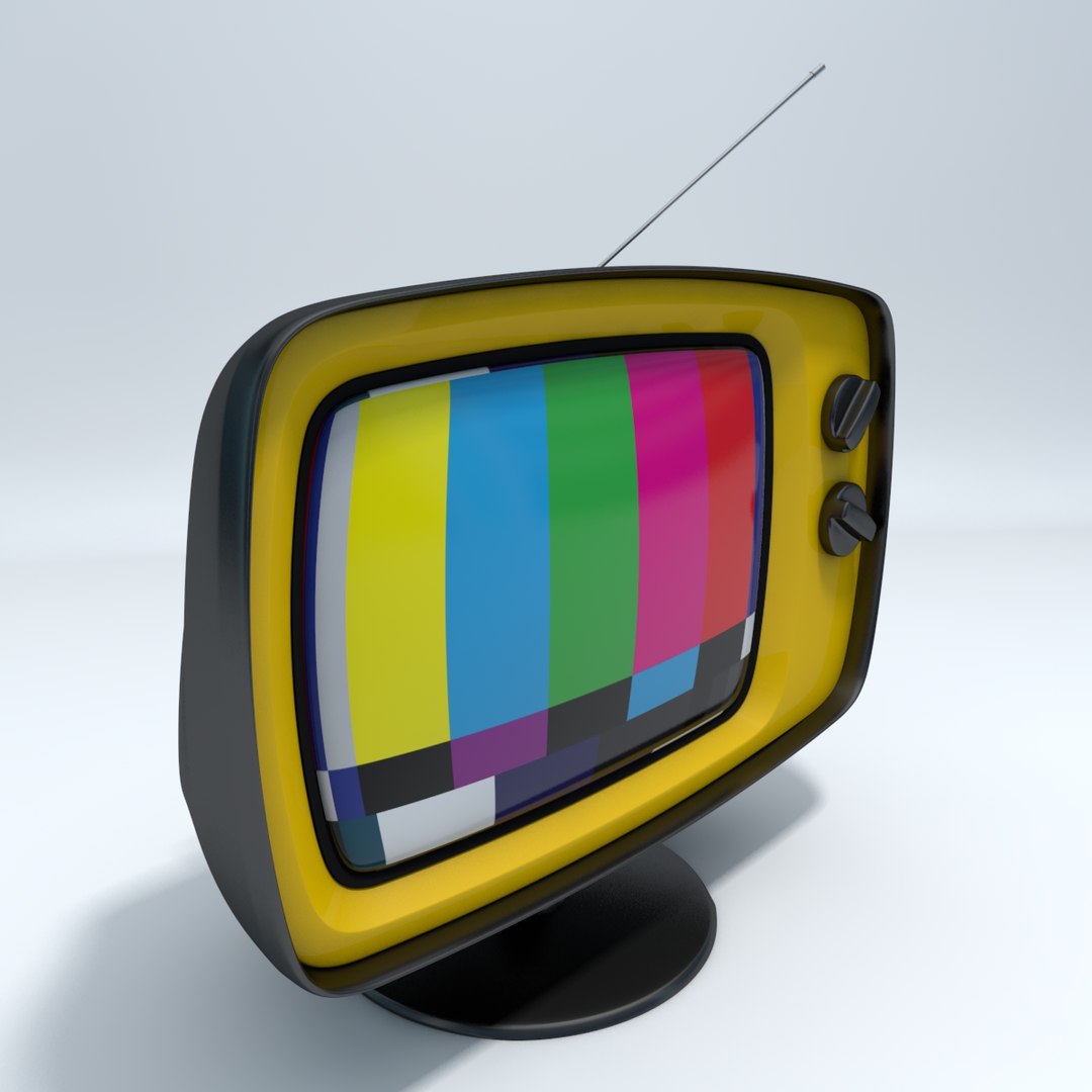 3d Retro Stylized Tv