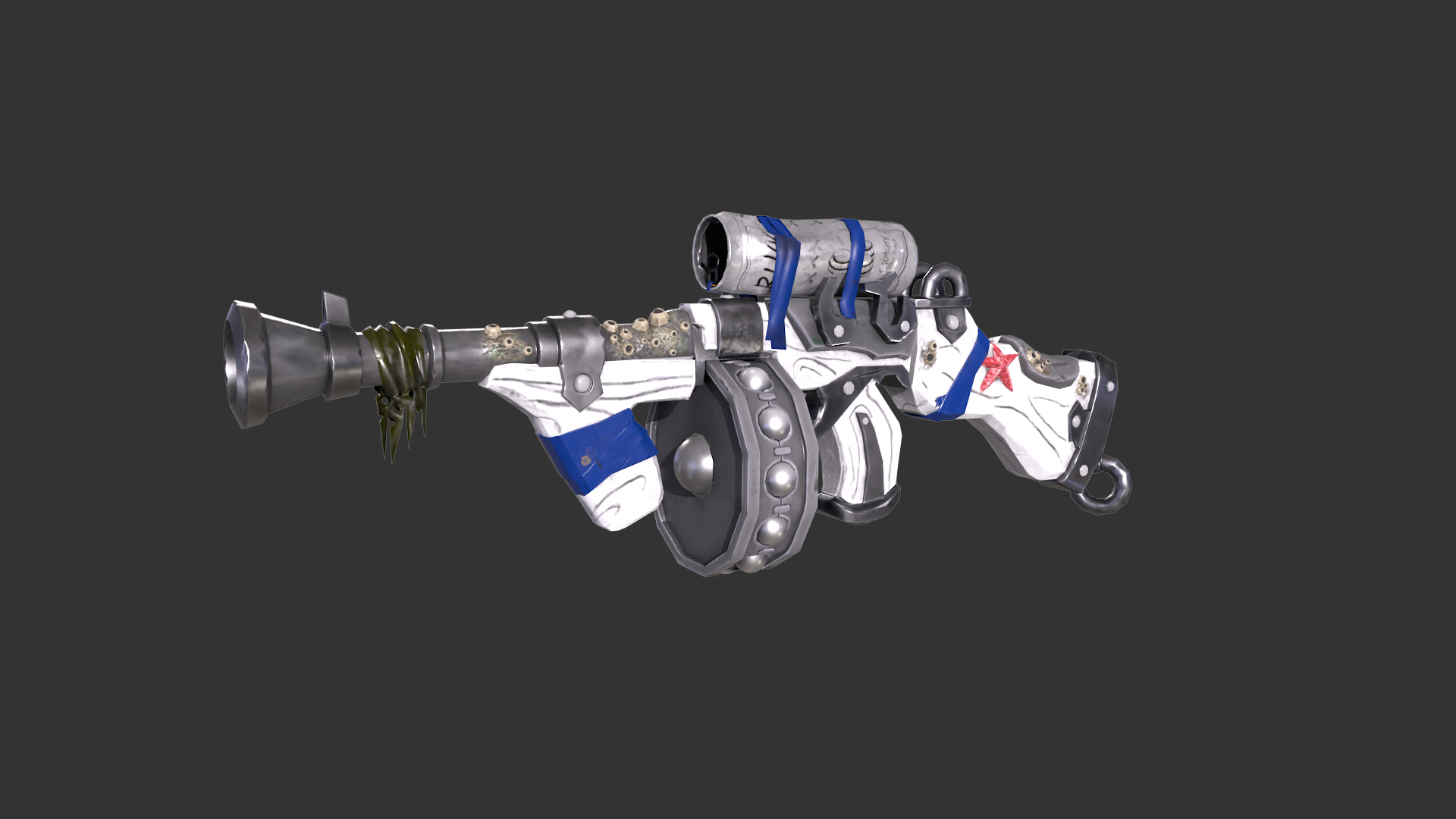 3D DEEPY w IMPROVISED SCOPE STELL STYL STYLIZED GUN model - TurboSquid ...