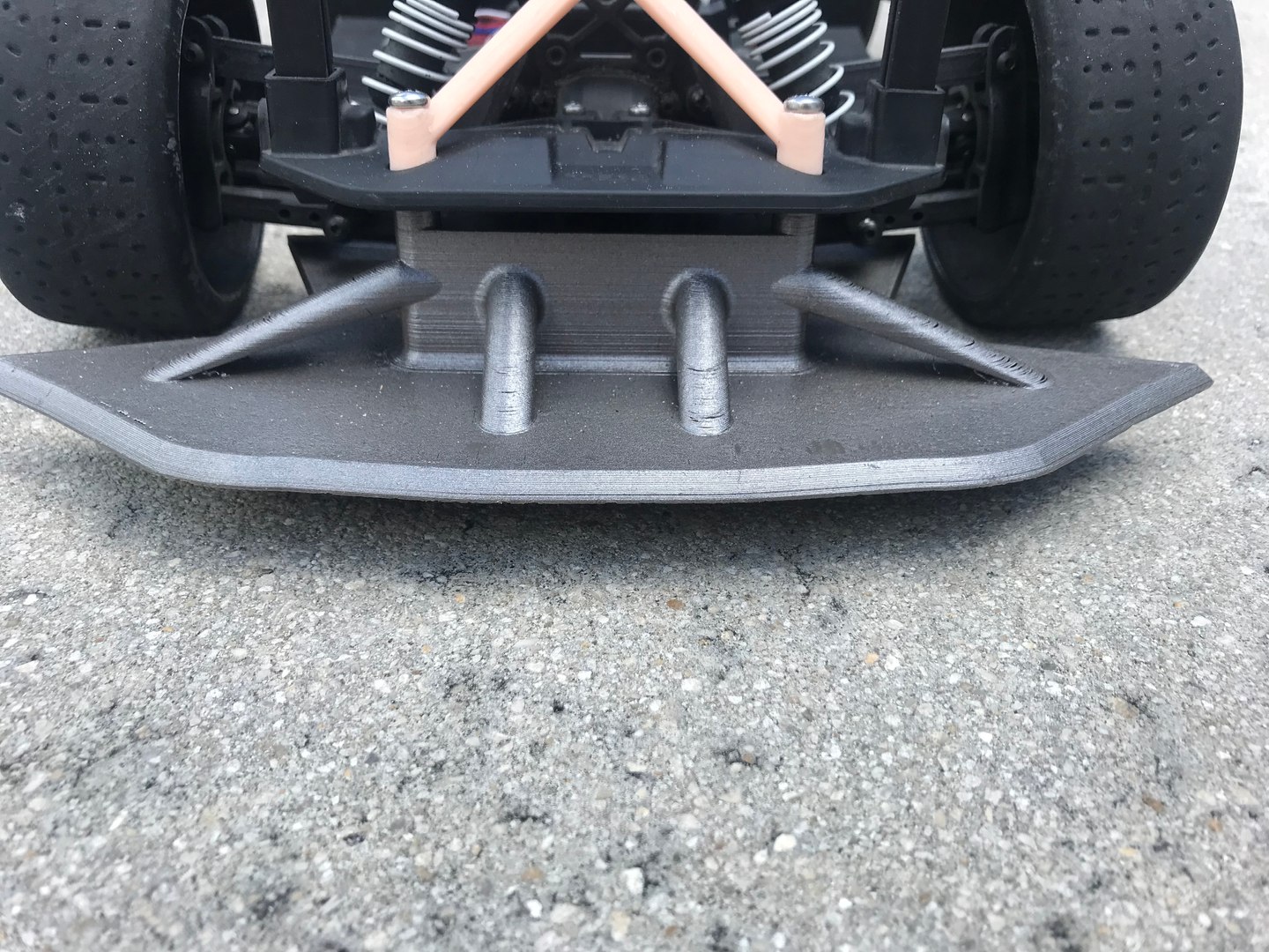 modelo 3d TRAXXAS FIESTA ST RALLY FRONT SPLITTERAERO-BUMPER ON-ROAD ...