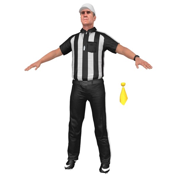 Pack football referee 3D model - TurboSquid 1299898