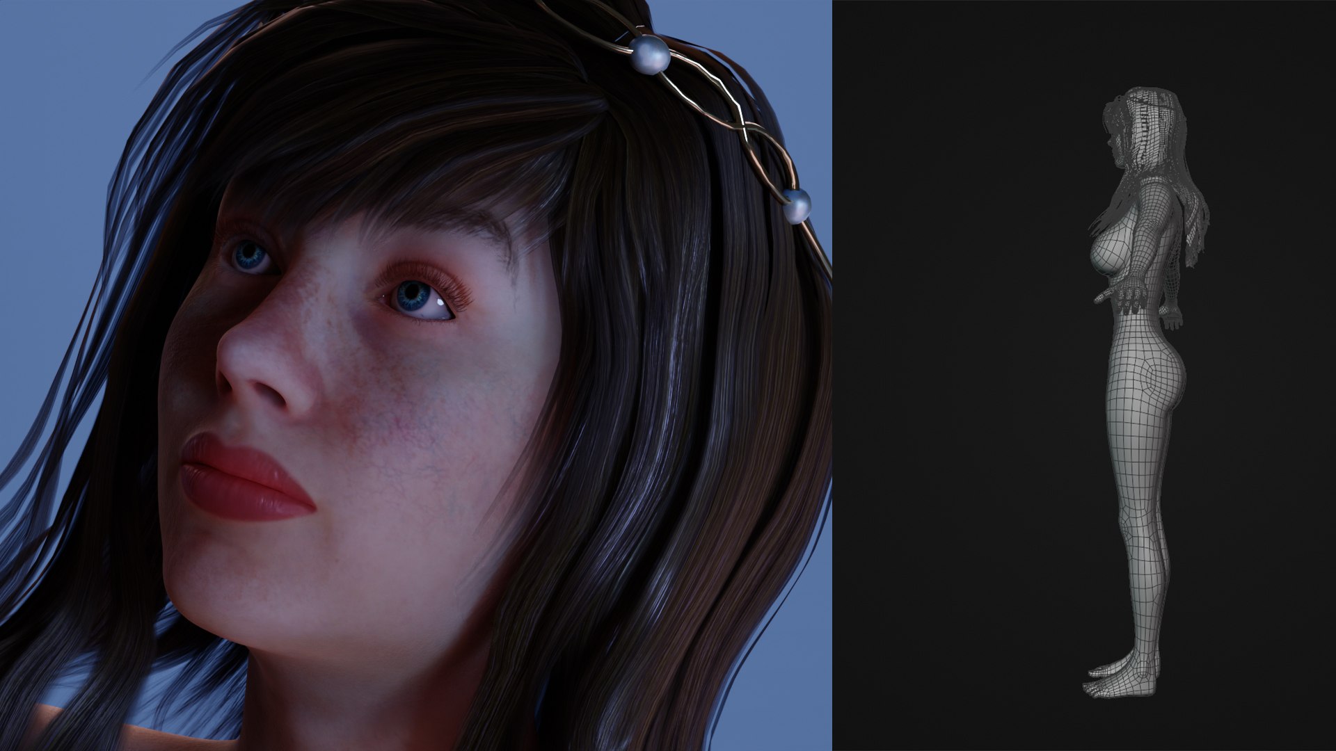 Beautiful Asian Girl 3d Model Turbosquid 2060543