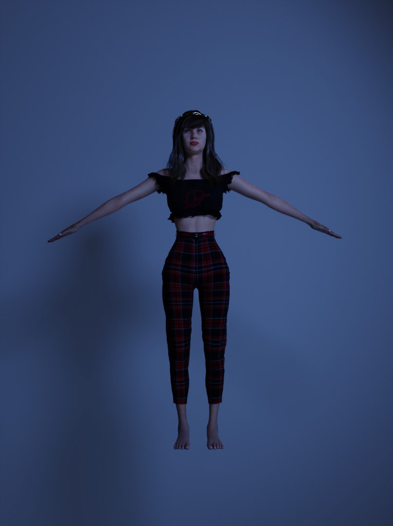 Beautiful Asian Girl 3d Model Turbosquid 2060543