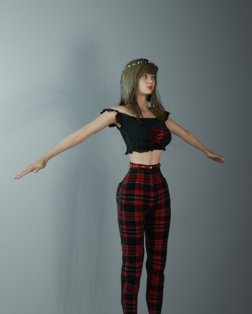 Beautiful Asian Girl 3D Model - TurboSquid 2060543