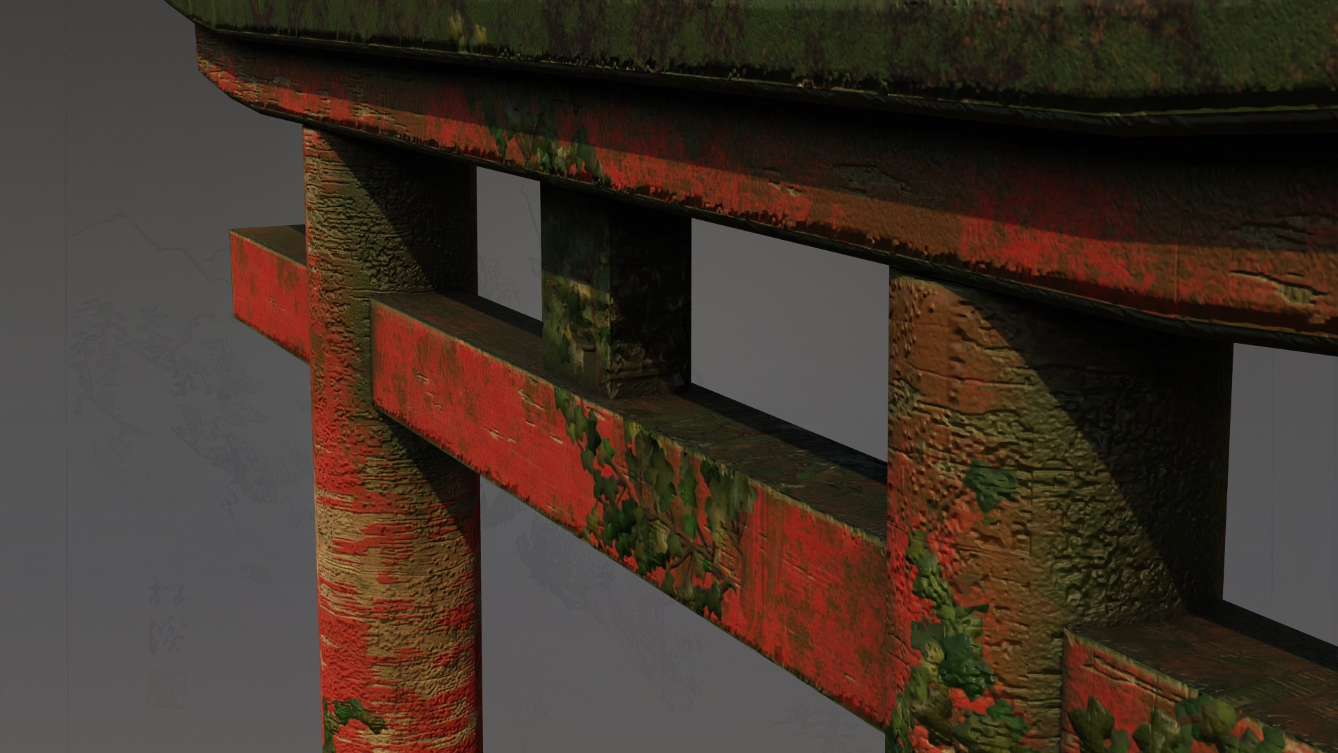 3D Torii Japanese Gate Shrine - TurboSquid 1606288