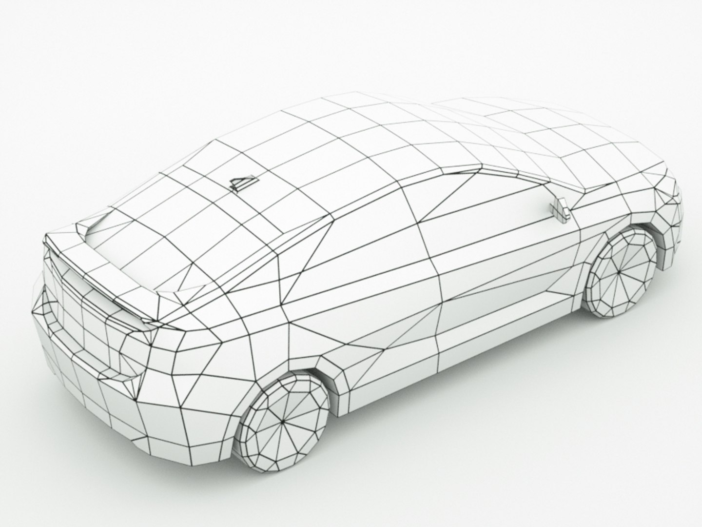 3d model generic sedan v11