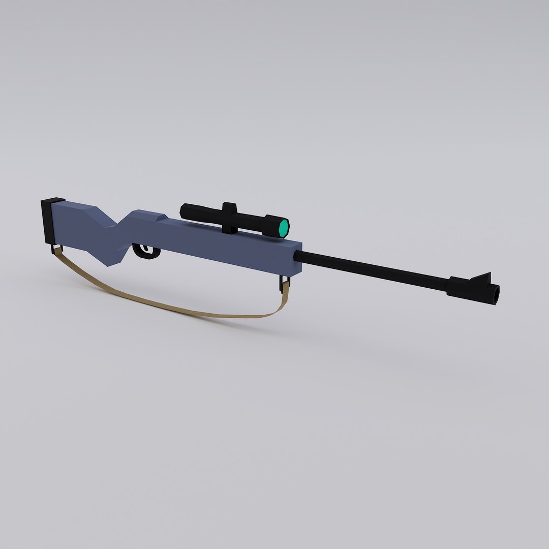 STEYR SCOUT Sniper Rifle Gun 3D Model - TurboSquid 1991683