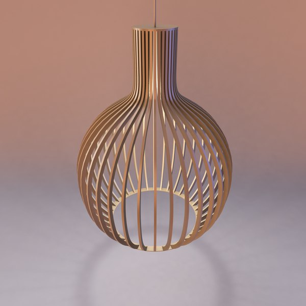 3d model pendant light