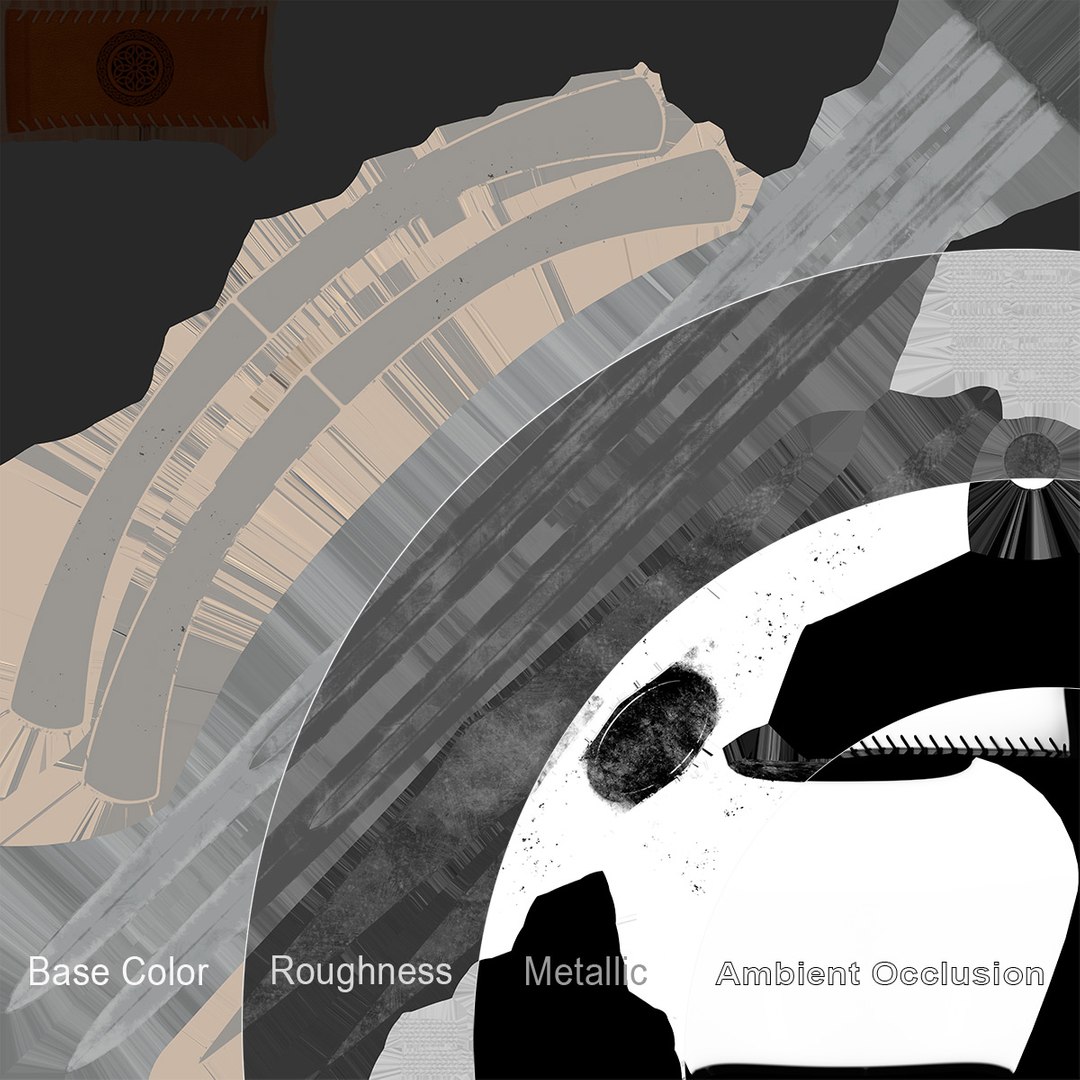 3D Sword 8K PBR Textures Model - TurboSquid 2064124