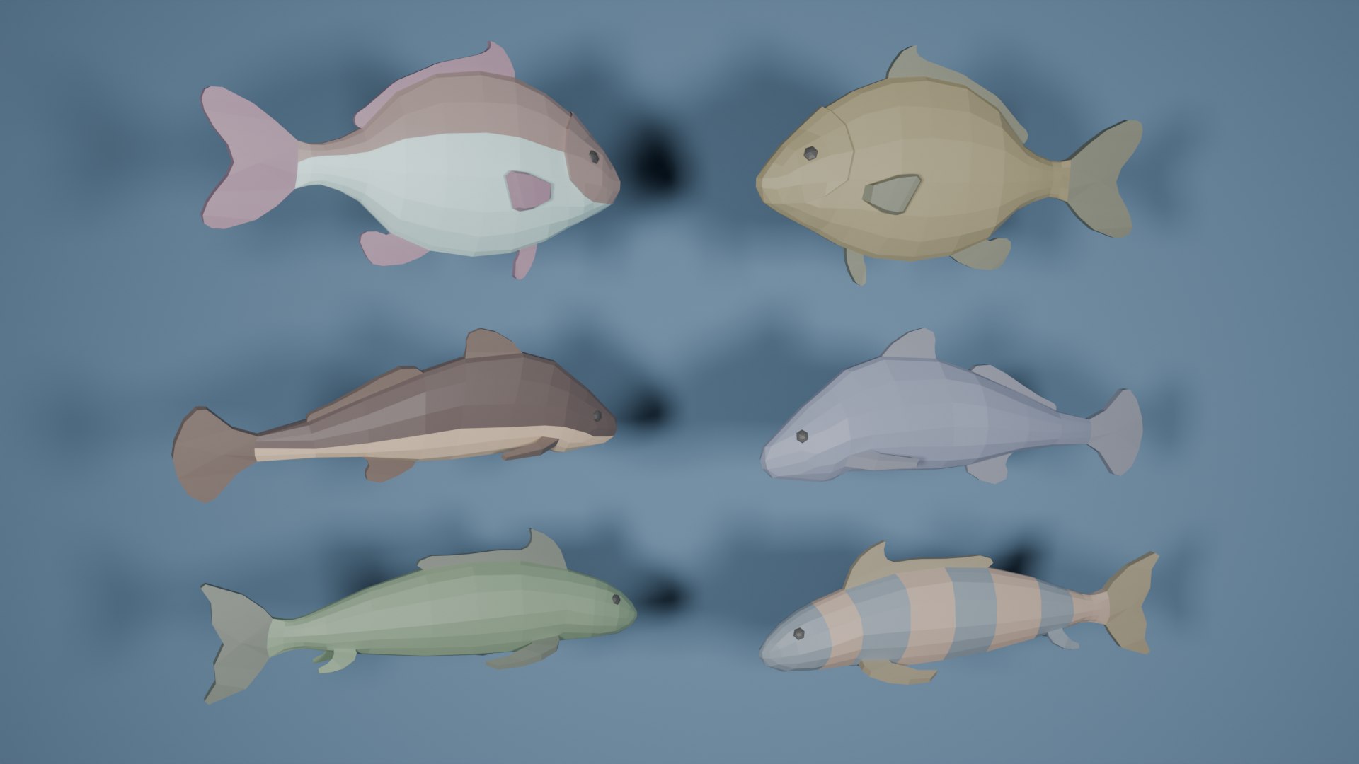 Free 3D Low Poly Fish Model - TurboSquid 2458810