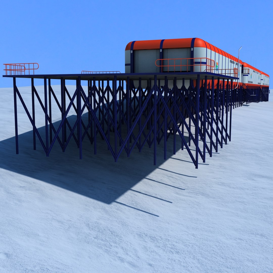 3d Model Of South African Antarctic Base