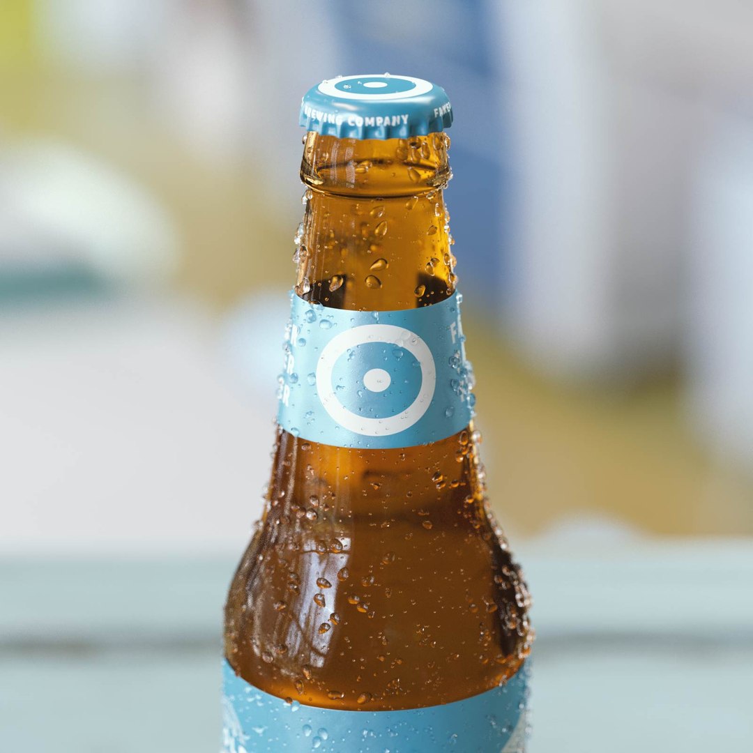 Beer bottle octane 3D model - TurboSquid 1415912