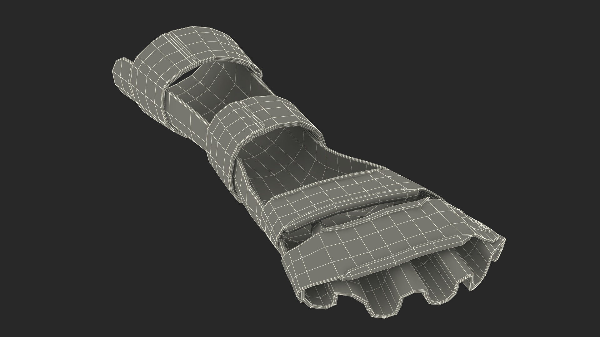 Hand Splint with Fingers Beige 3D model - TurboSquid 2120437