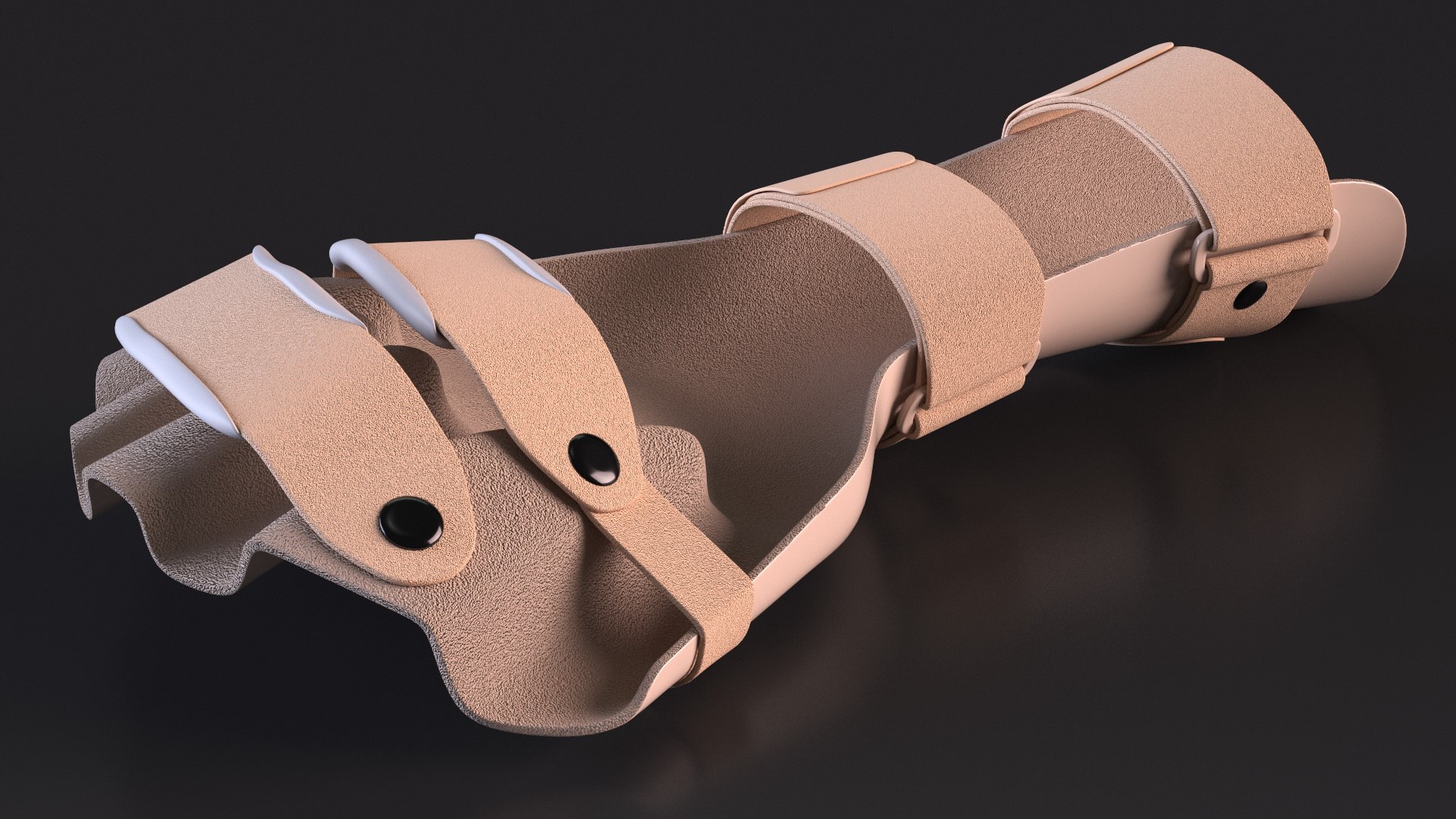 Hand Splint with Fingers Beige 3D model - TurboSquid 2120437
