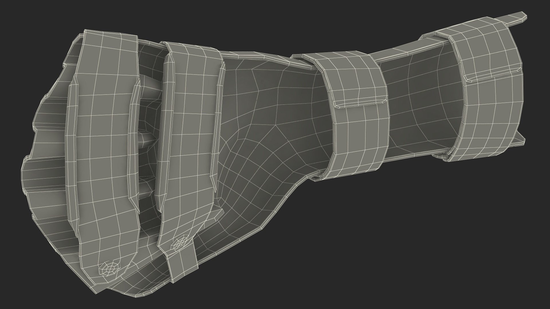 Hand Splint with Fingers Beige 3D model - TurboSquid 2120437