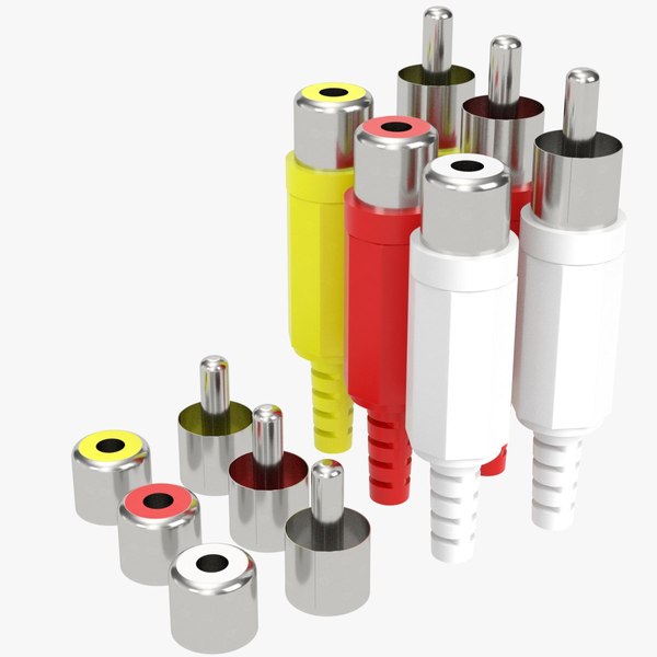 Free rca plug 3D - TurboSquid 1416362