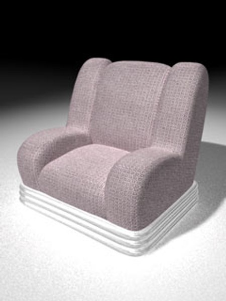 3ds max armchair