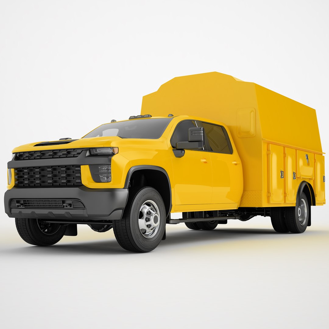 Pickup Truck Generic Service Truck 02 model - TurboSquid 1931304