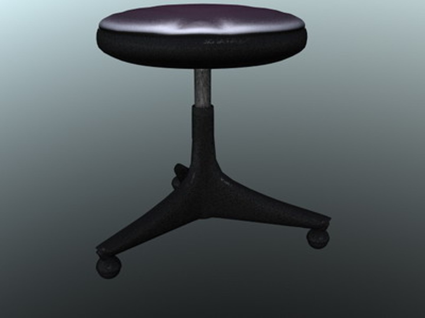 3d piano chair model