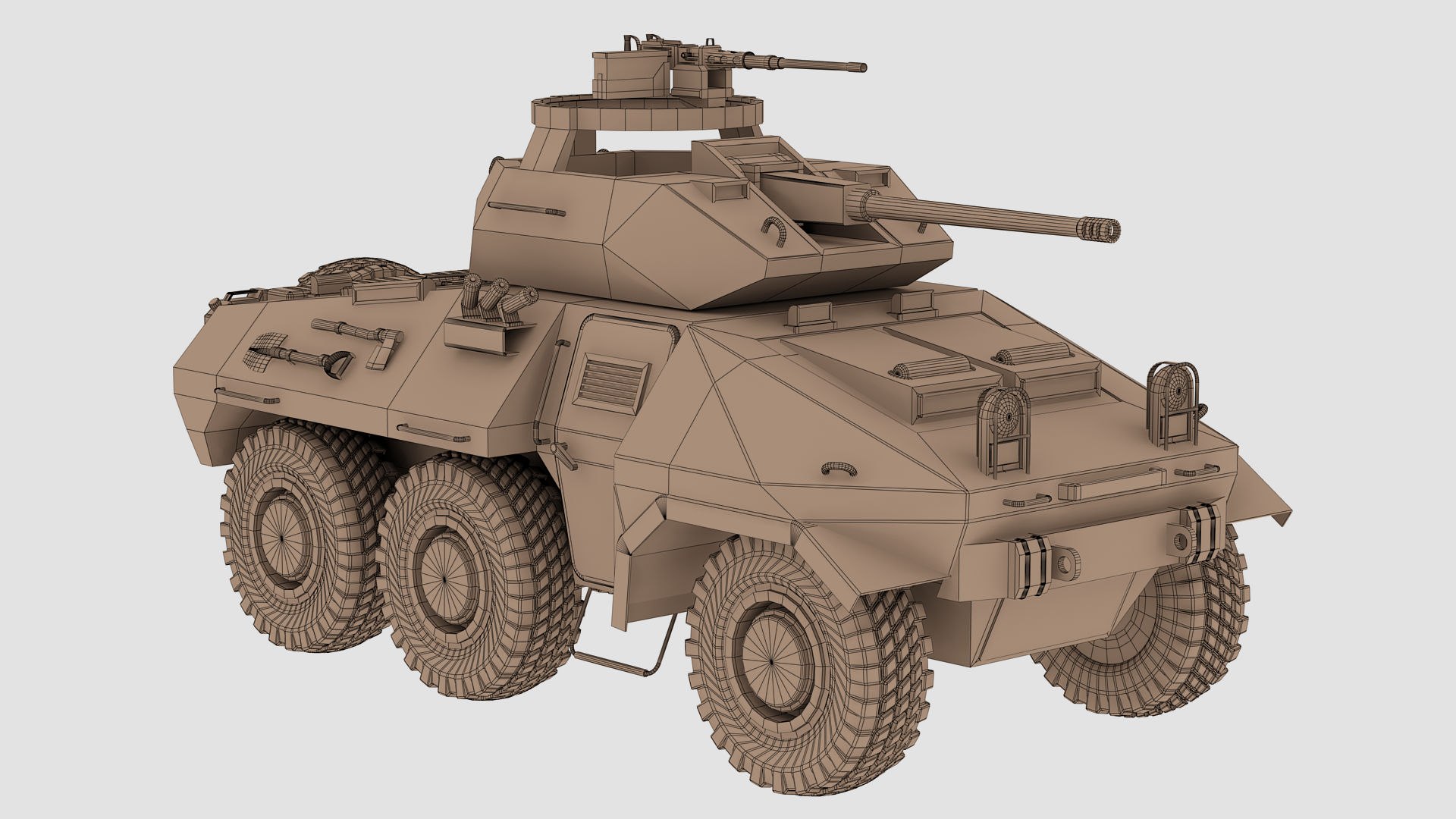 3D Infantry Fighting Vehicle Concept Model - TurboSquid 2284078