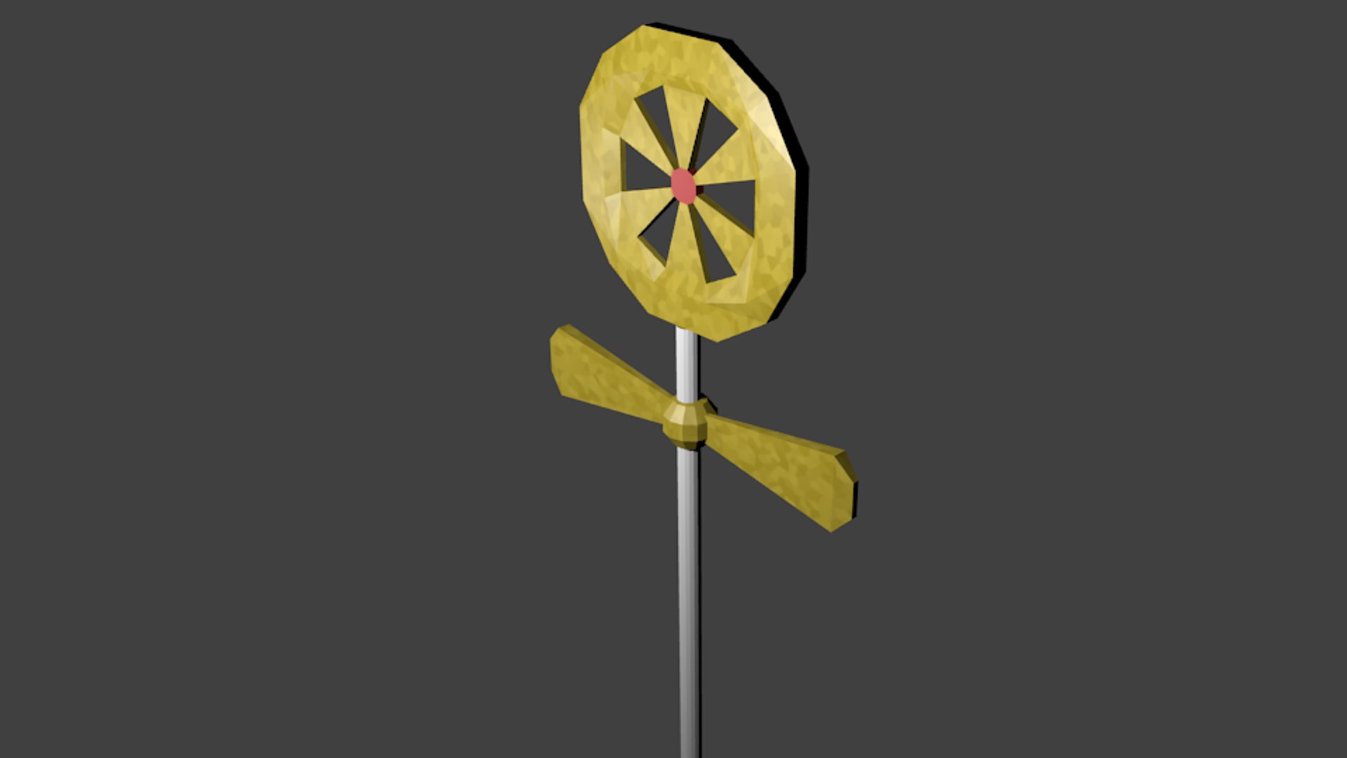 3d Model Holy Staff