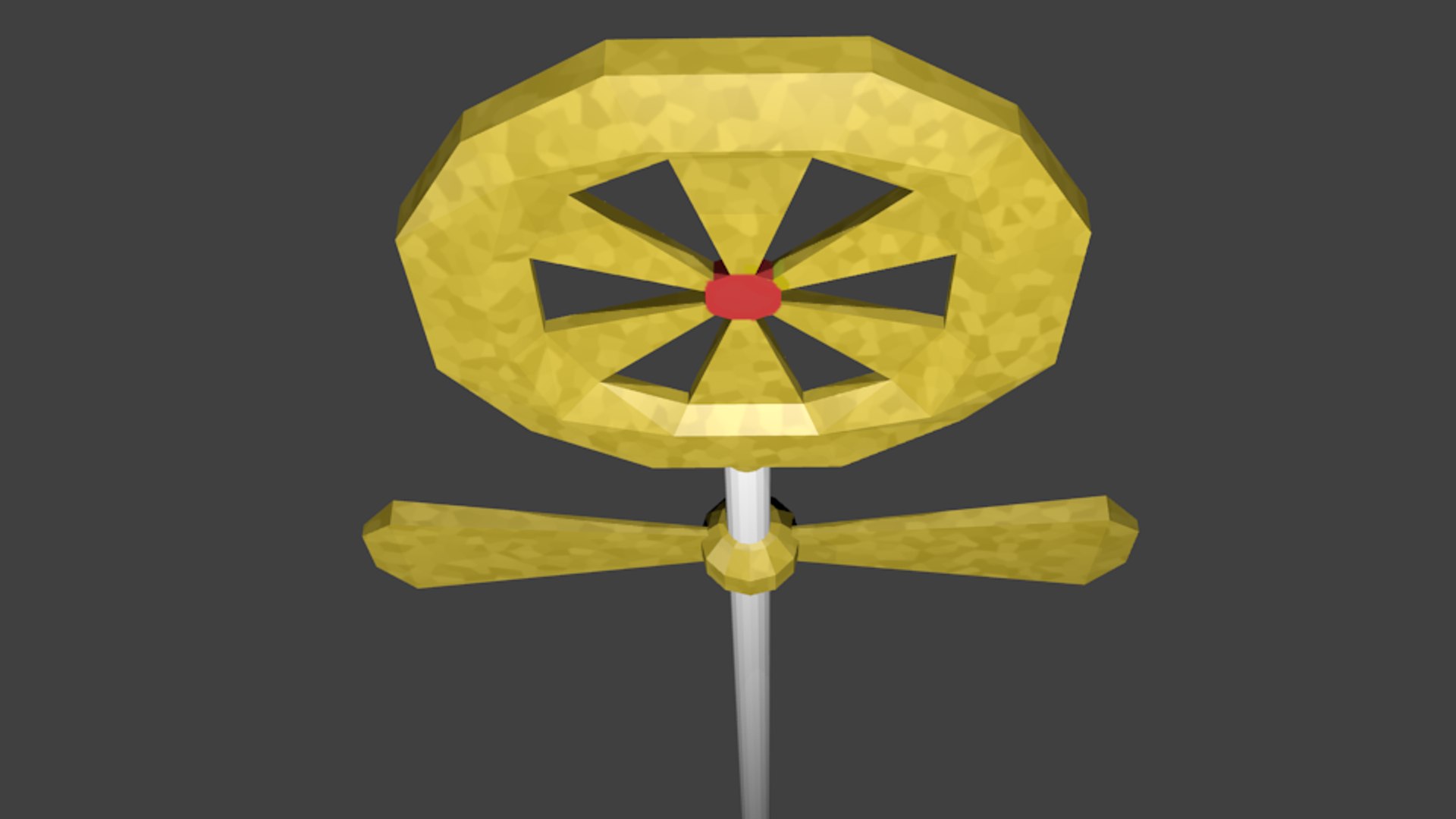 3d Model Holy Staff