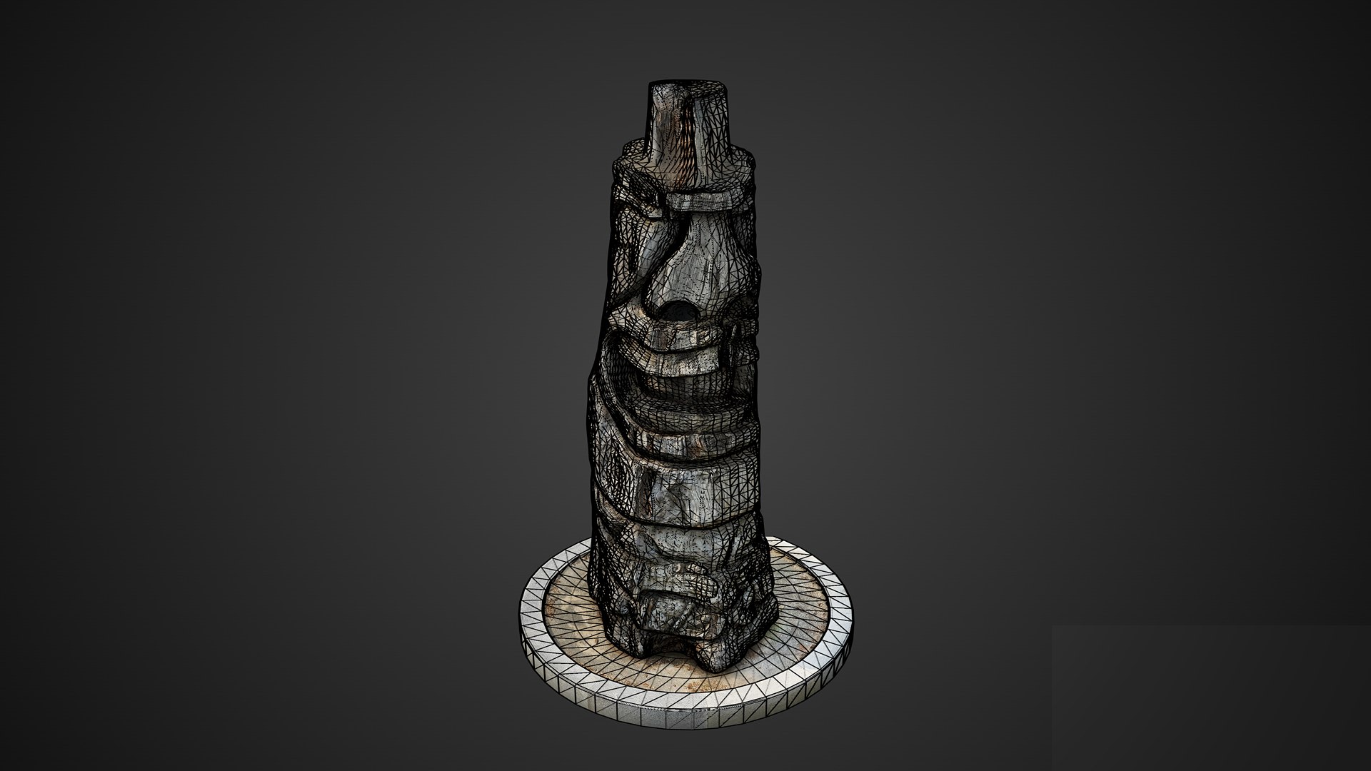 3D Model Game Ready Totem - TurboSquid 2074015