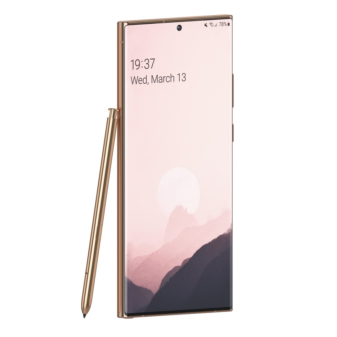 Samsung Galaxy Note 20 Model - TurboSquid 1610840