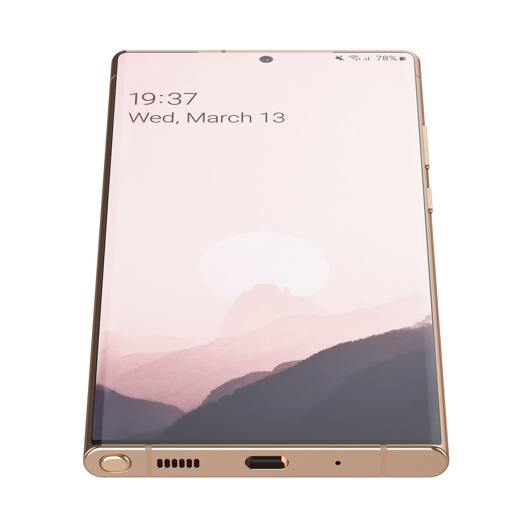 Samsung Galaxy Note 20 Model - TurboSquid 1610840