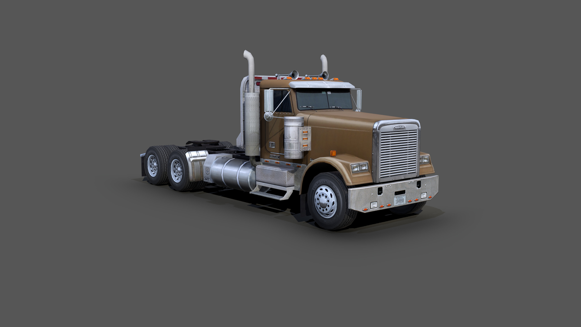 Freightliner fld 120 classic model - TurboSquid 1567429