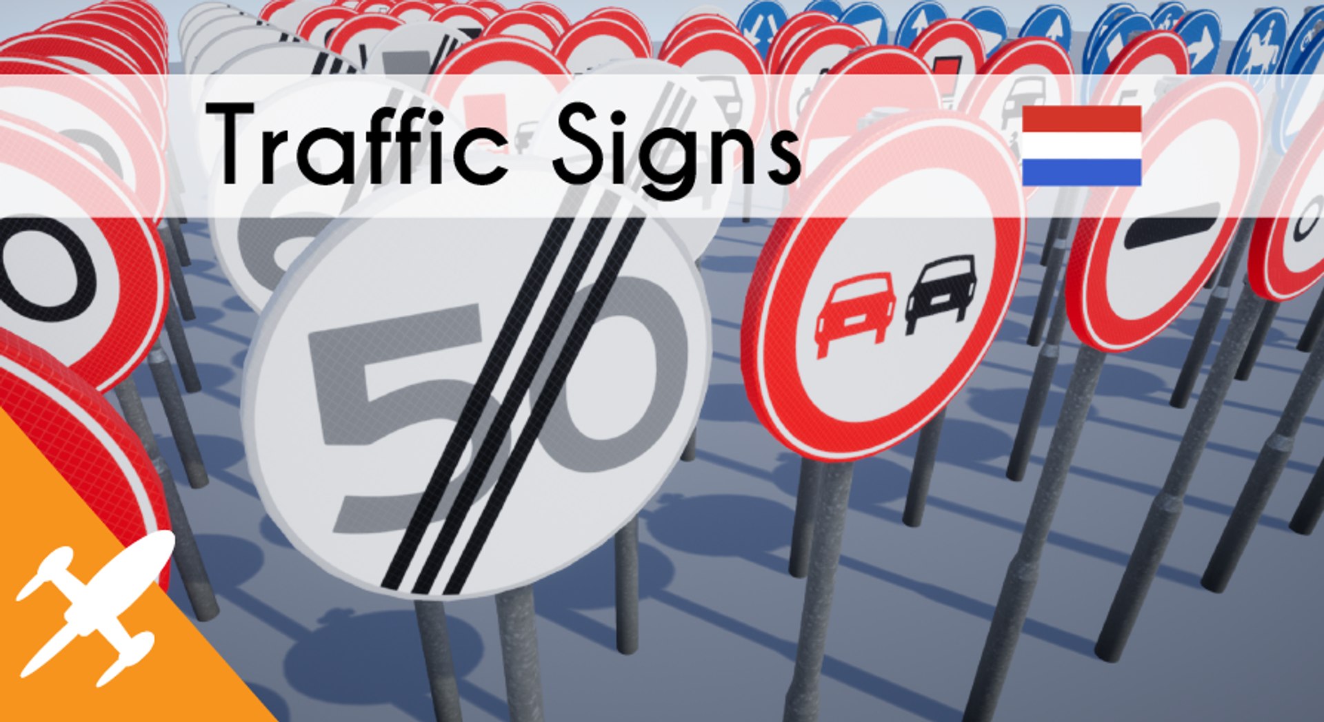 Dutch Traffic Signs 3D Model - TurboSquid 1323707
