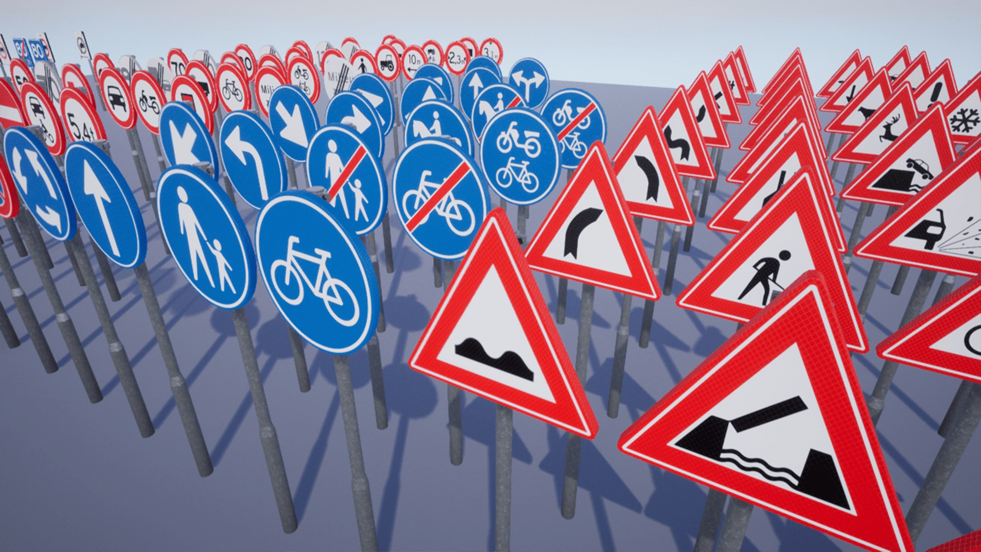 Dutch Traffic Signs 3D Model - TurboSquid 1323707