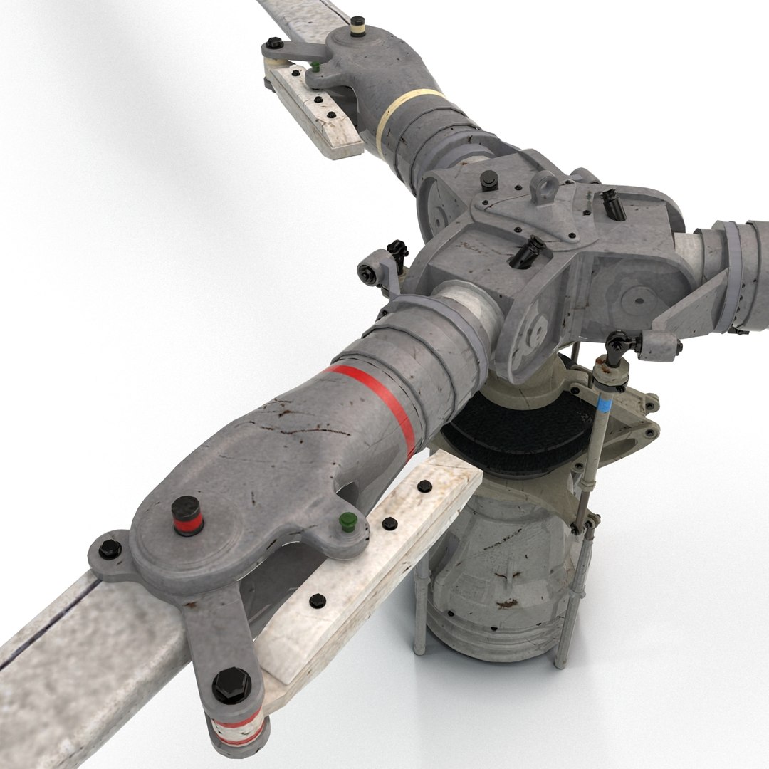 Helicopter Main Rotor 3d Model