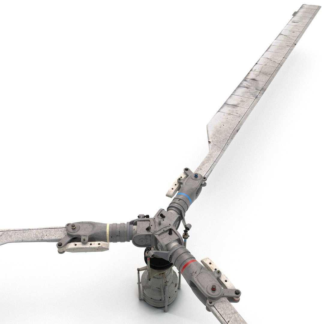 Helicopter Main Rotor 3d Model