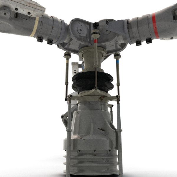 helicopter main rotor 3d model