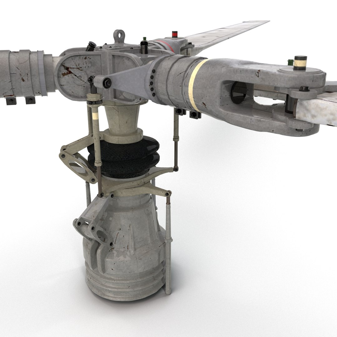 Helicopter Main Rotor 3d Model